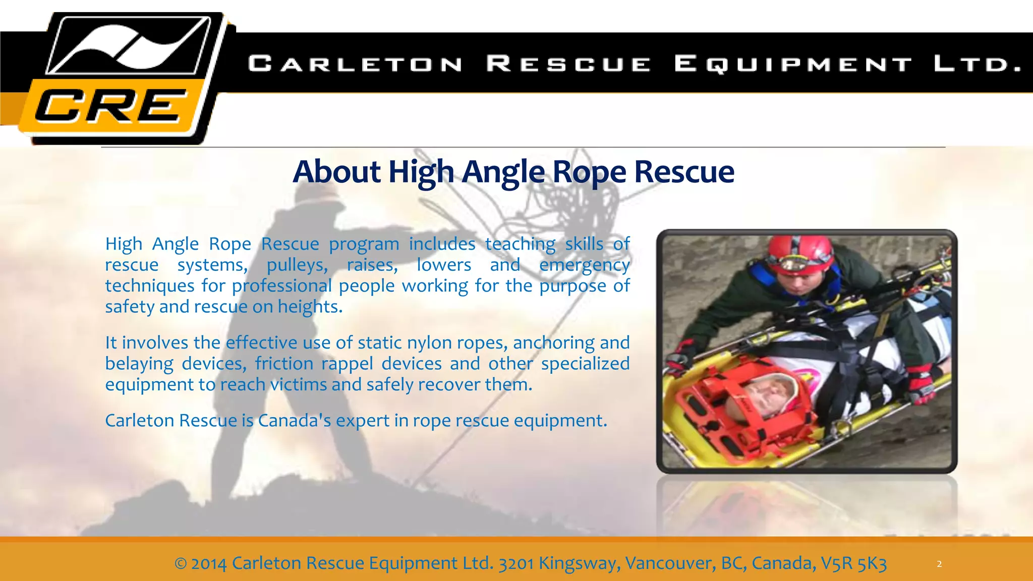 Rope Rescue Equipment | PPTX