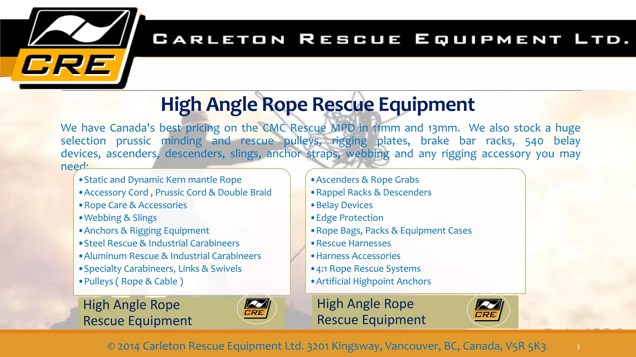 Rope Rescue Equipment | PPTX