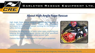 Rope Rescue Equipment | PPTX