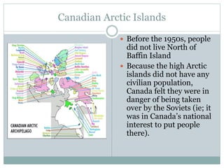Arctic Sovereignty - High Arctic Relocations | PPTX