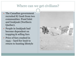 Arctic Sovereignty - High Arctic Relocations | PPTX