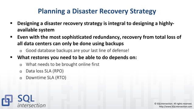 High availability disaster recovery 101 | PPT