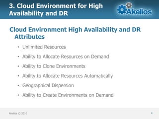 High Availability and Disaster Recovery | PDF