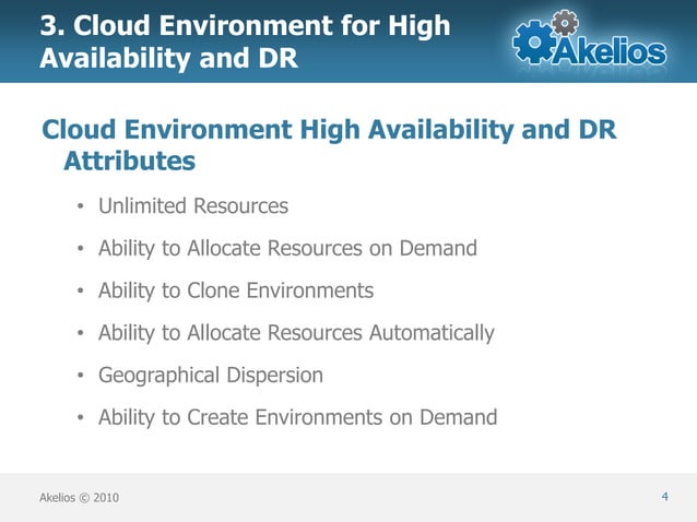 High Availability and Disaster Recovery | PDF