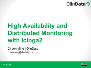 Webinar - High Availability and Distributed Monitoring with Icinga2 | PDF