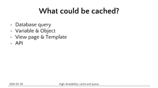 High availability system cache and queue - Write behind | PDF ...