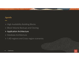 High Availability & Disaster Recovery on Oracle Cloud Infrastructure | PDF