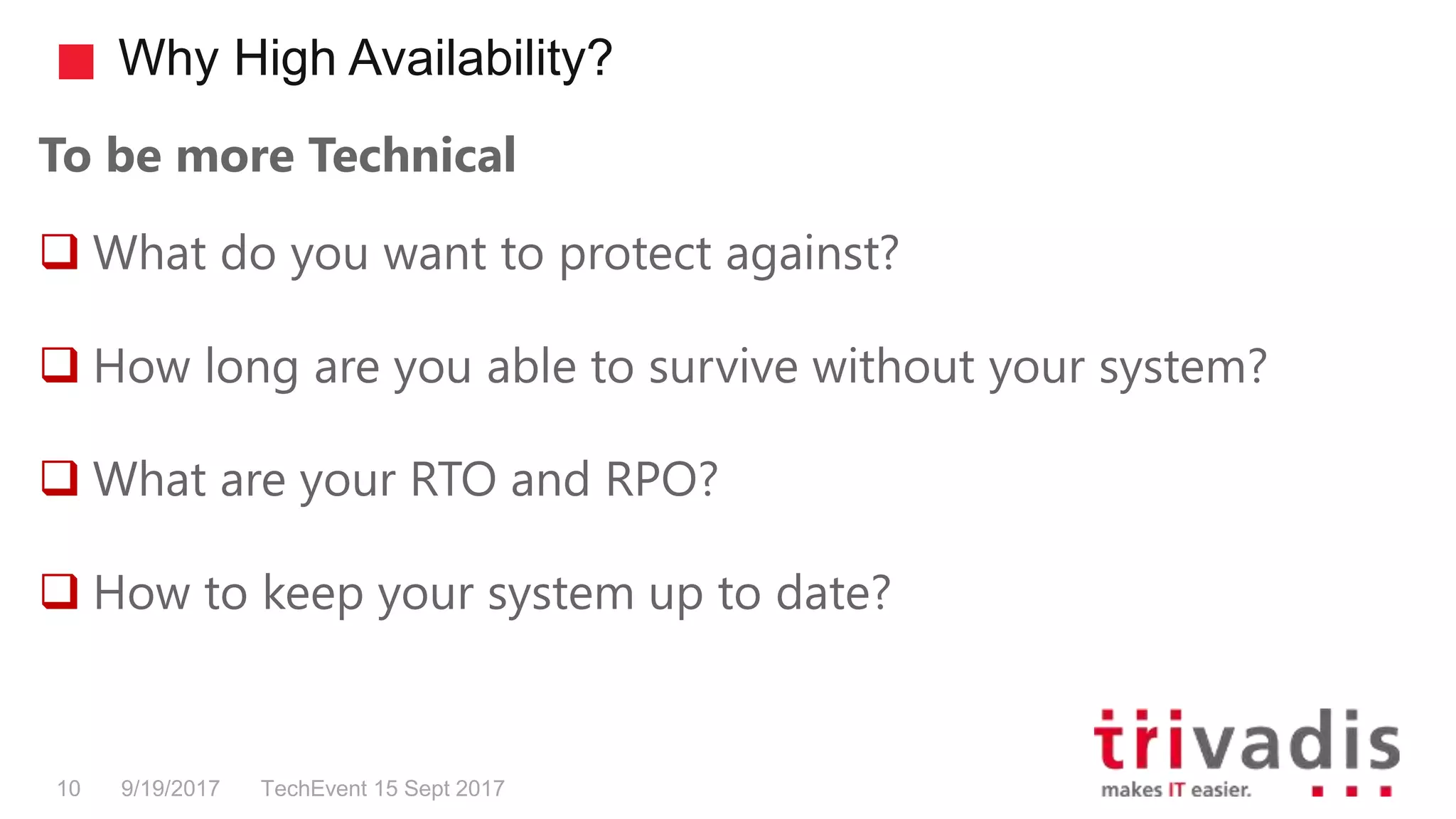 High availability Microsoft vs Oracle | PPT