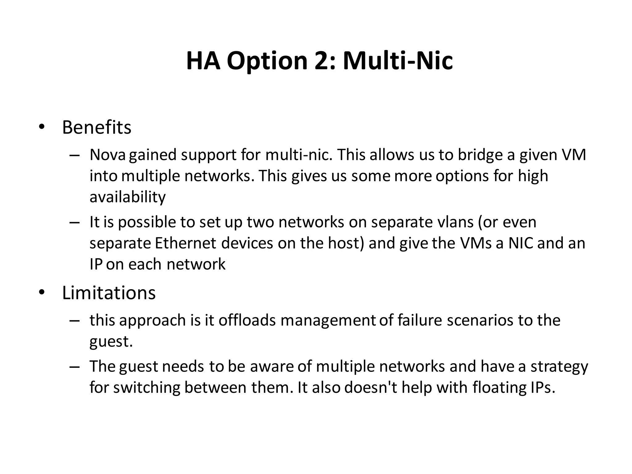 High availability networking openstack | PDF