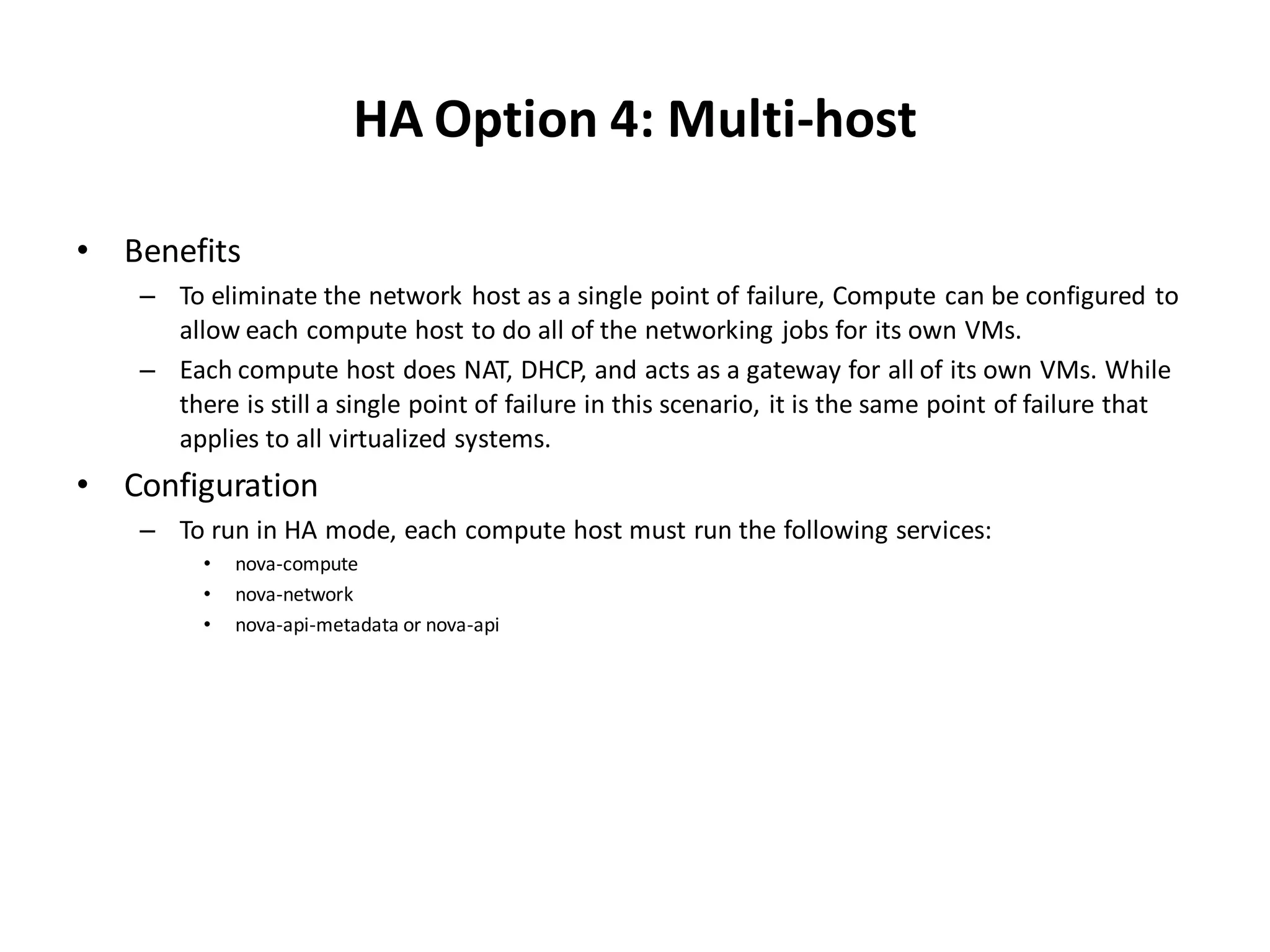 High availability networking openstack | PDF