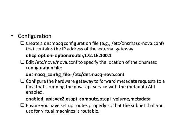 High availability networking openstack | PPT