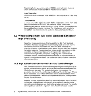 High availability scenarios with ibm tivoli workload scheduler and ibm ...