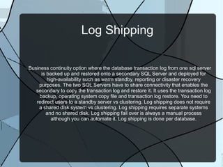 High availability solutions bakostech | PPT