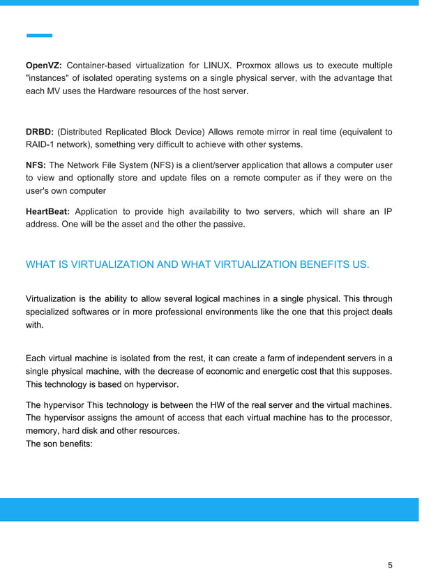 High availability virtualization with proxmox | PDF