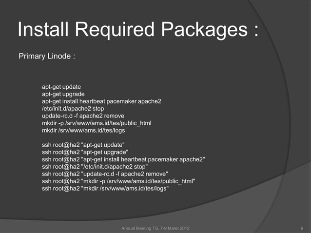 High Availability Server with DRBD in linux | PPT