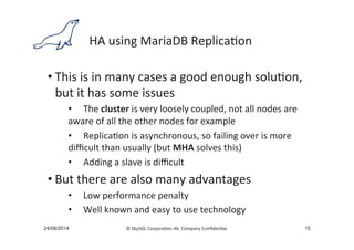 High Availability with MariaDB Enterprise | PPT