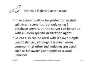 High Availability with MariaDB Enterprise | PPT