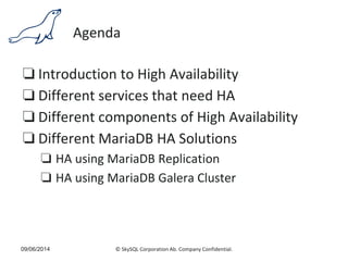 High Availability with MariaDB Enterprise | PPT