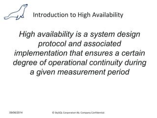 High Availability with MariaDB Enterprise | PPT