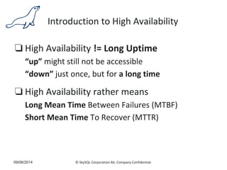High Availability with MariaDB Enterprise | PPT