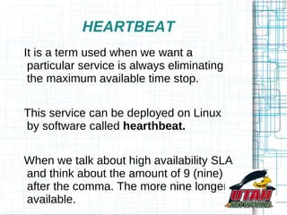 HIGH AVAILABLE CLUSTER IN WEB SERVER WITH HEARTBEAT + DRBD + OCFS2 | PPT
