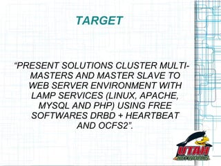 HIGH AVAILABLE CLUSTER IN WEB SERVER WITH HEARTBEAT + DRBD + OCFS2 | PPT