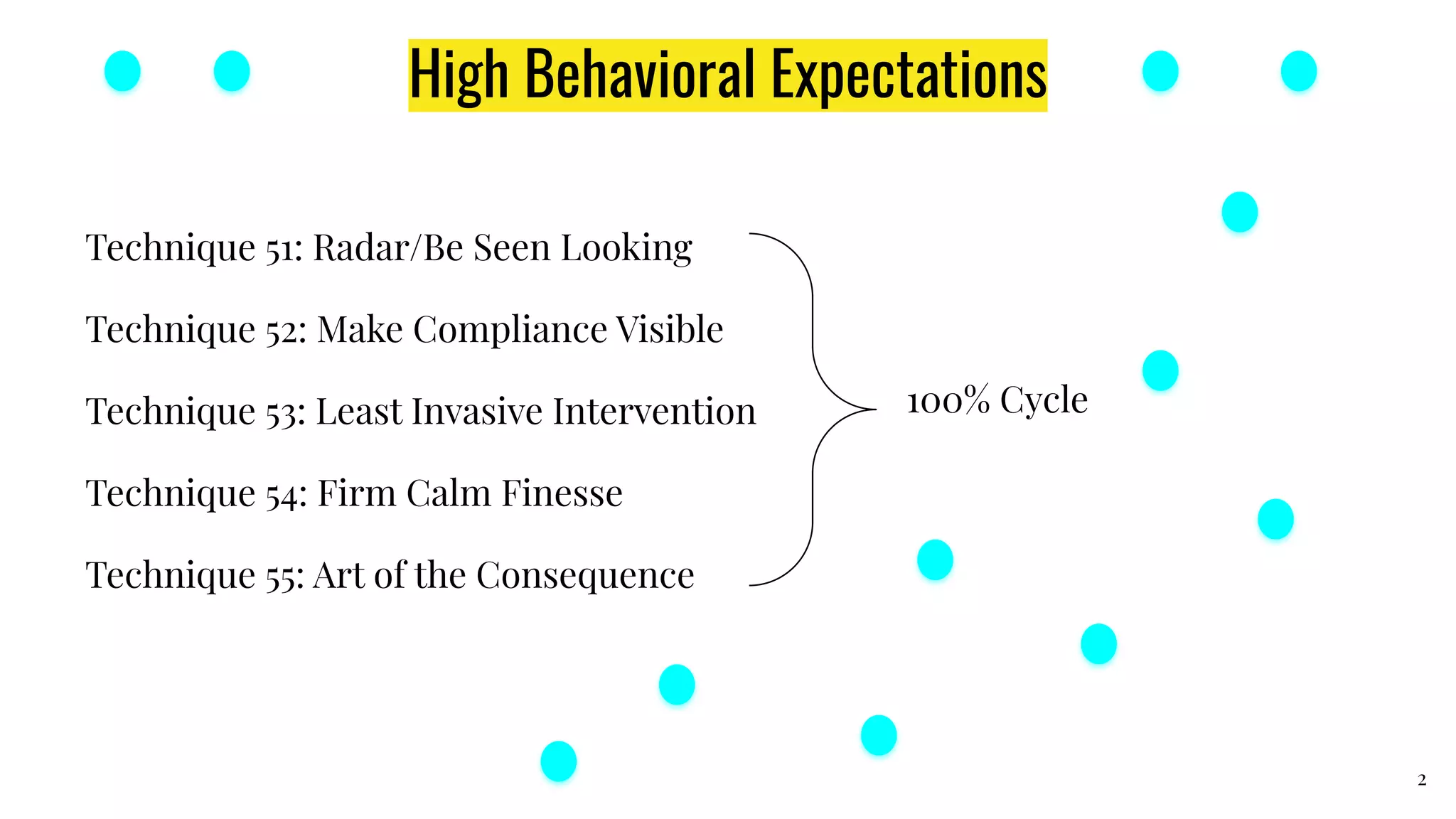 High Behavioral Expectations | PDF