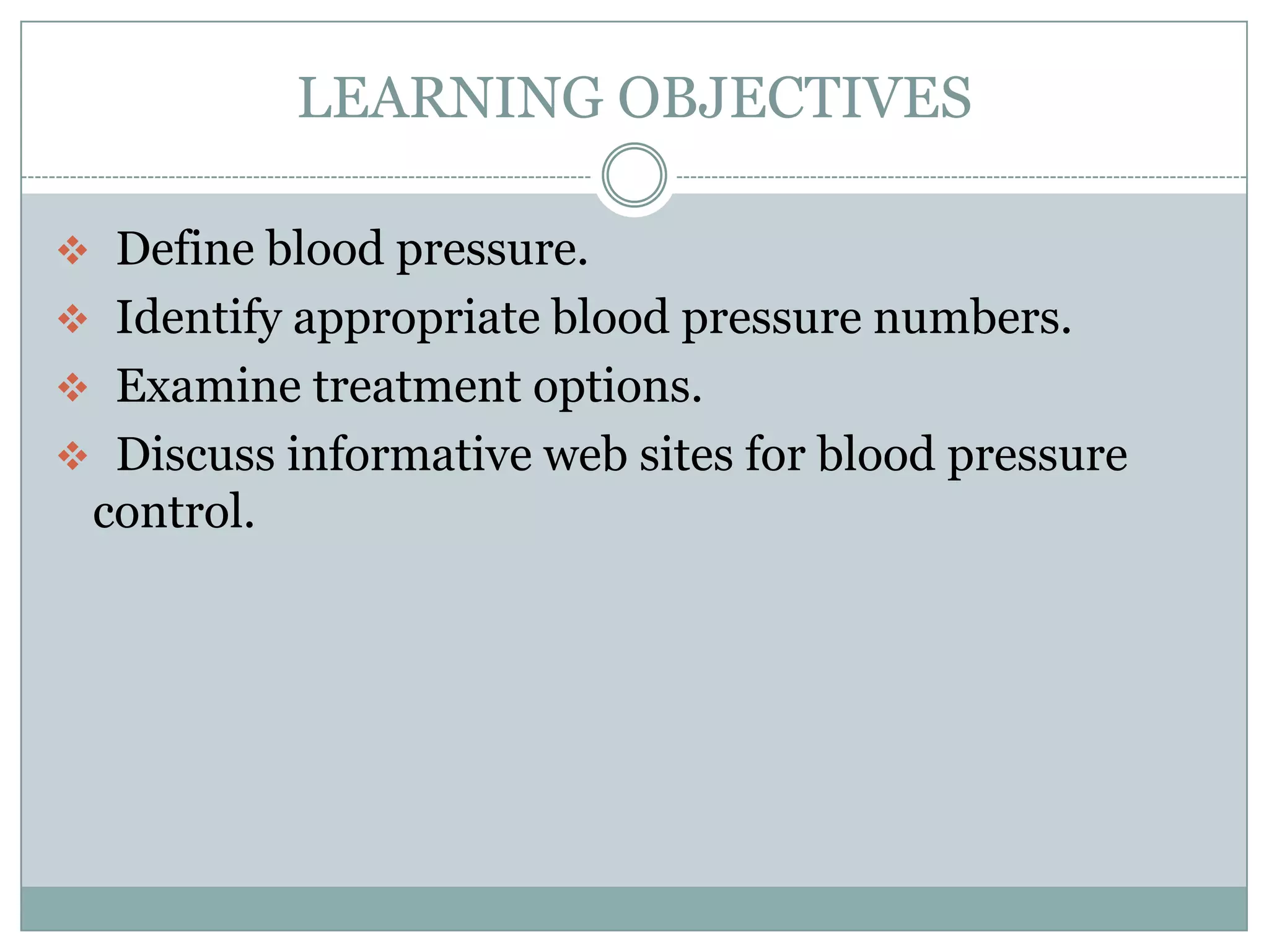 High blood pressure | PPTX