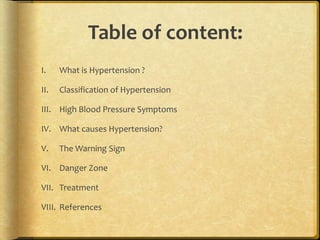 Hypertension (brief and basic) introduction | PPT