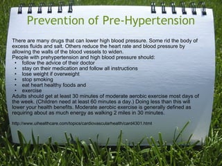 High Blood Pressure Project | PPT