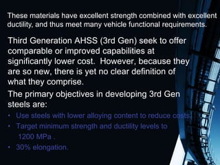 High Carbon Steels.pptx | Performance Cars | Auto Type