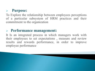High commitment performance management | PPTX