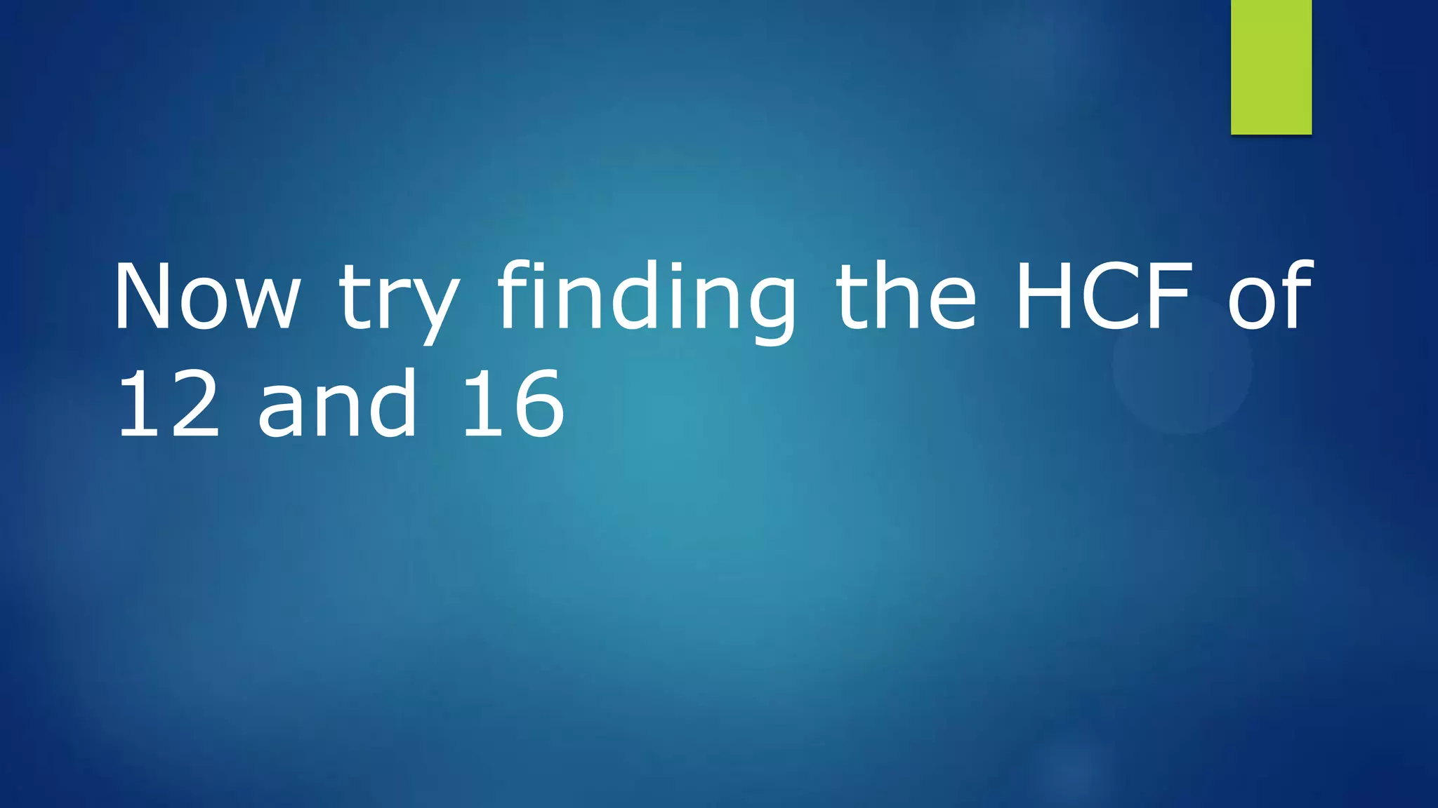 High common factor(HCF) | PPTX