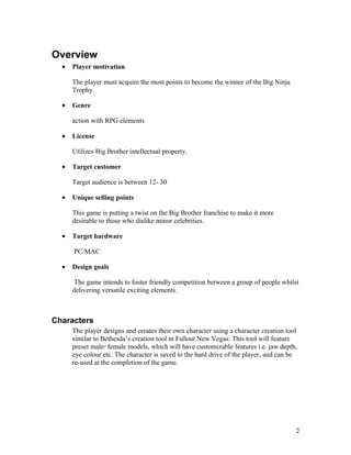 High concept document | DOC