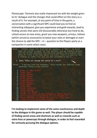 High concept document for 'The Nightmare' | PDF