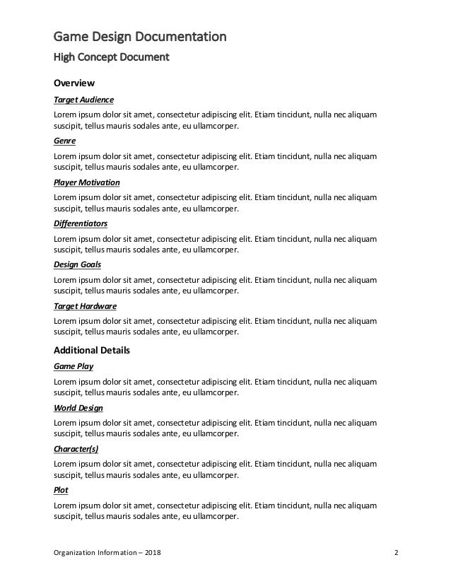 High concept document_template