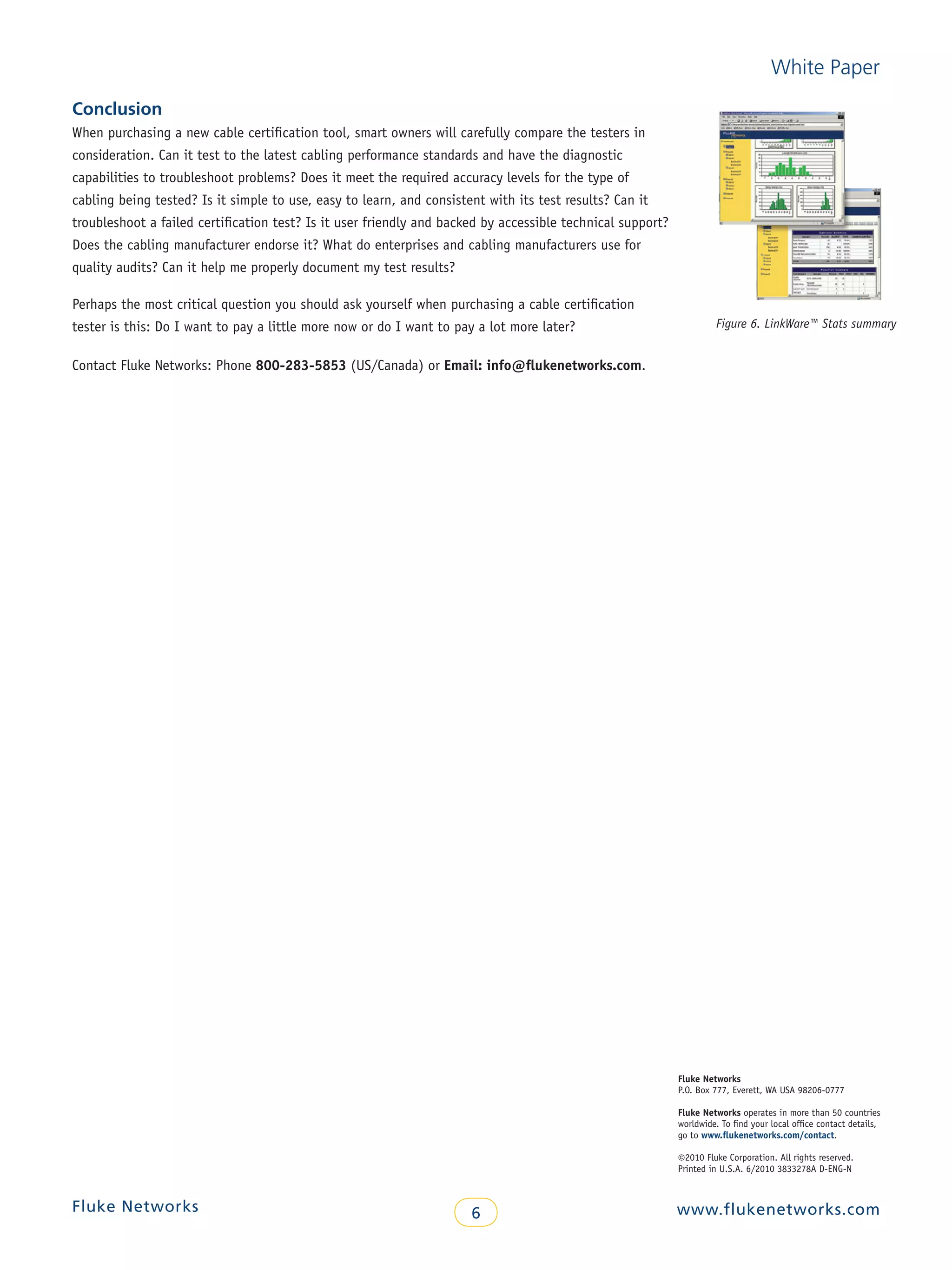 High Cost of a Low-Cost Cable Certification Tester | PDF | Computing ...