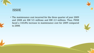 High cost of maintenance | PPTX