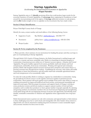 High country seeds of change project narrative | DOCX