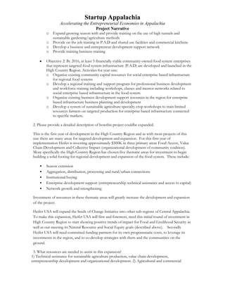 High country seeds of change project narrative | DOCX