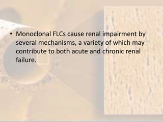 High cut off dialysis and multiple myeloma | PPSX