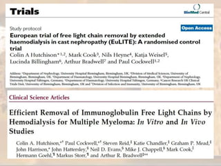 High cut off dialysis and multiple myeloma | PPSX