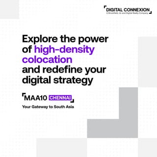 MAA10 Chennai | High Density Colocation Data Center | PDF