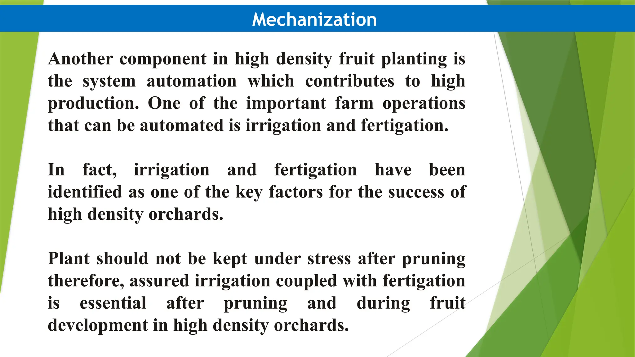 High density planting or orcharding.pptx