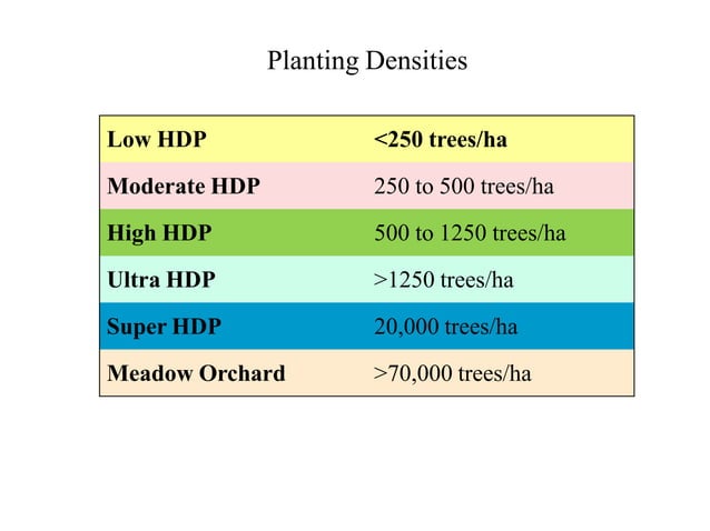 High Density Planting in Fruit Crops | PPT
