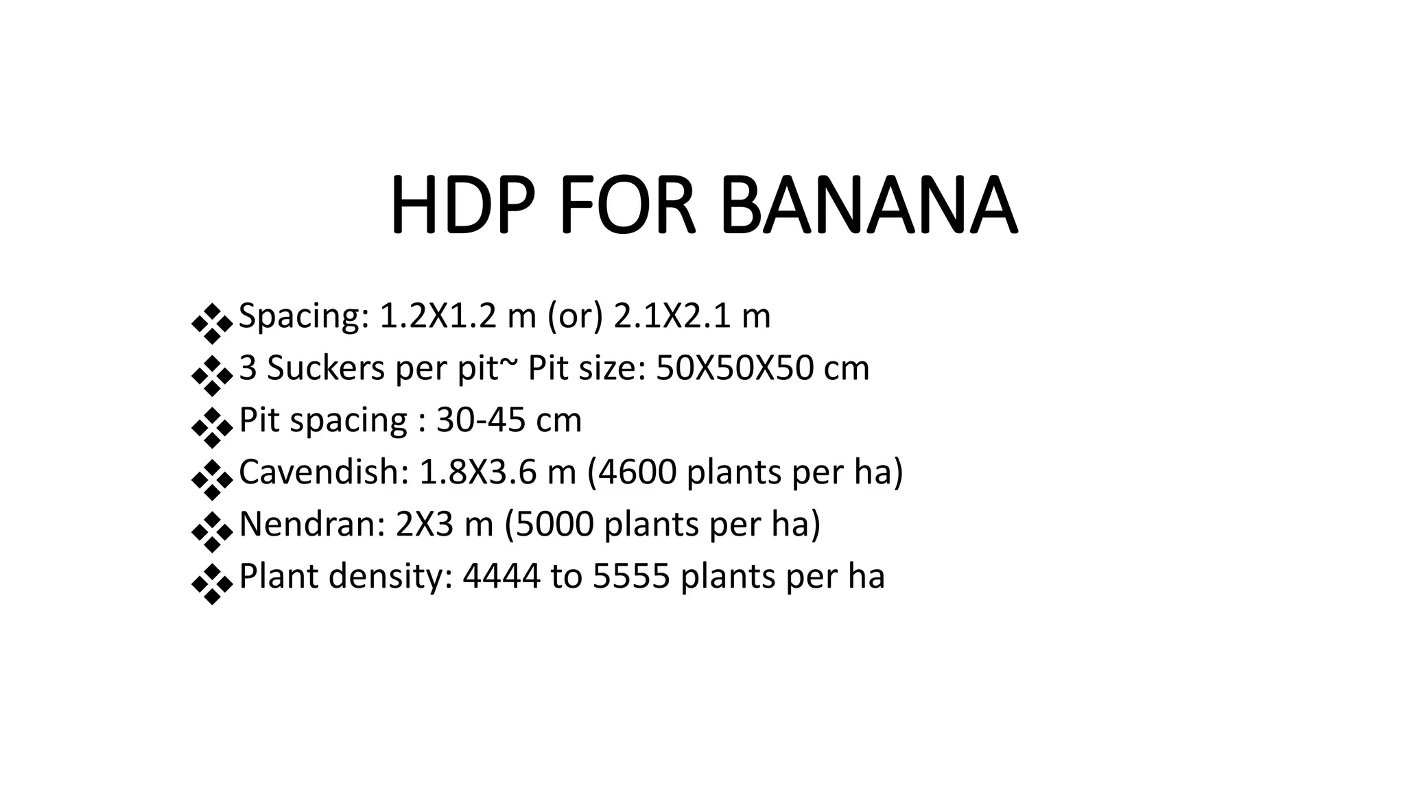 High density planting (HDP) | PPTX