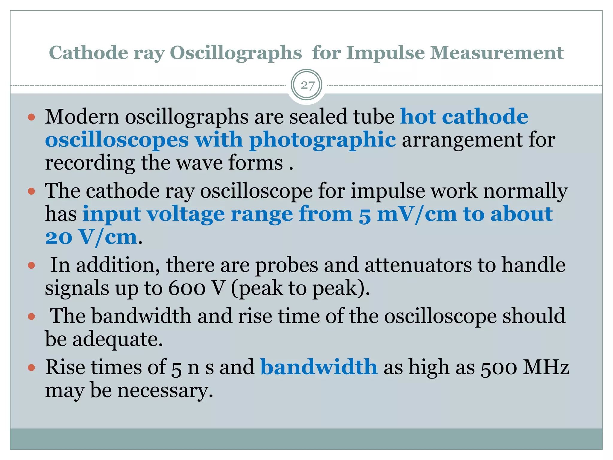 High direct current measurement | PPTX