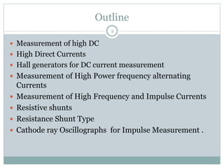 High direct current measurement | PPTX