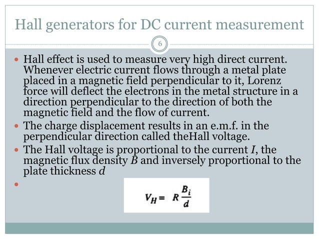 High direct current measurement | PPTX | Physics | Science