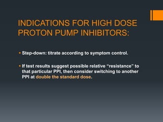 HIGH DOSE PPI USE | PPTX